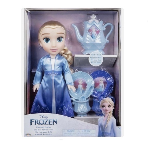 Disney | Toys | Nib Disney Frozen Elsa With Tea Set | Poshmark